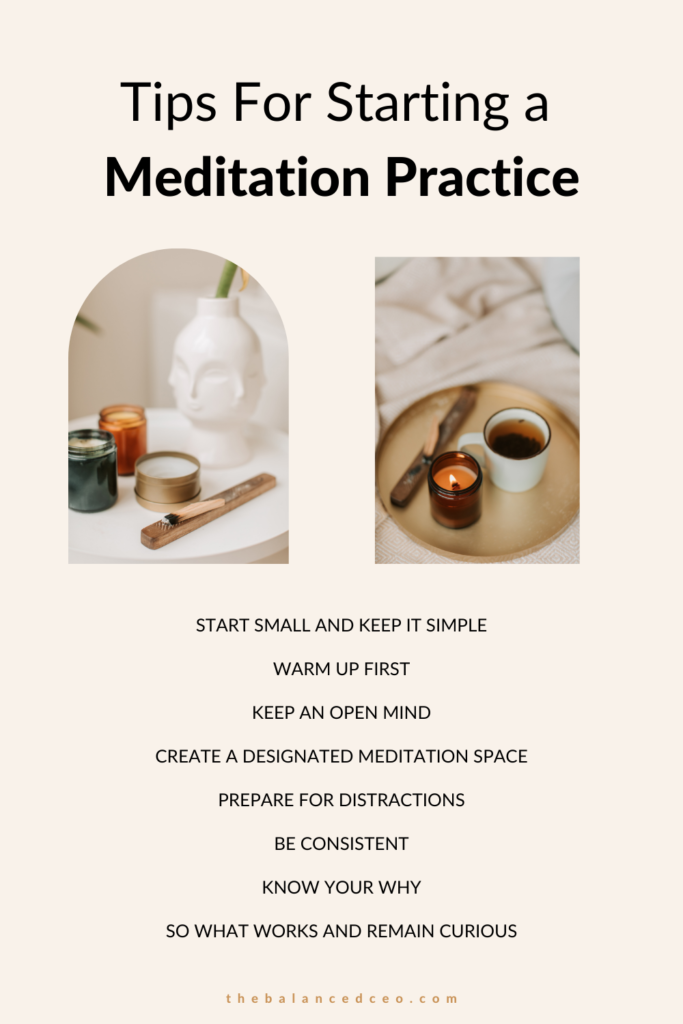 8 Tips for Starting a Meditation Practice - The Balanced CEO