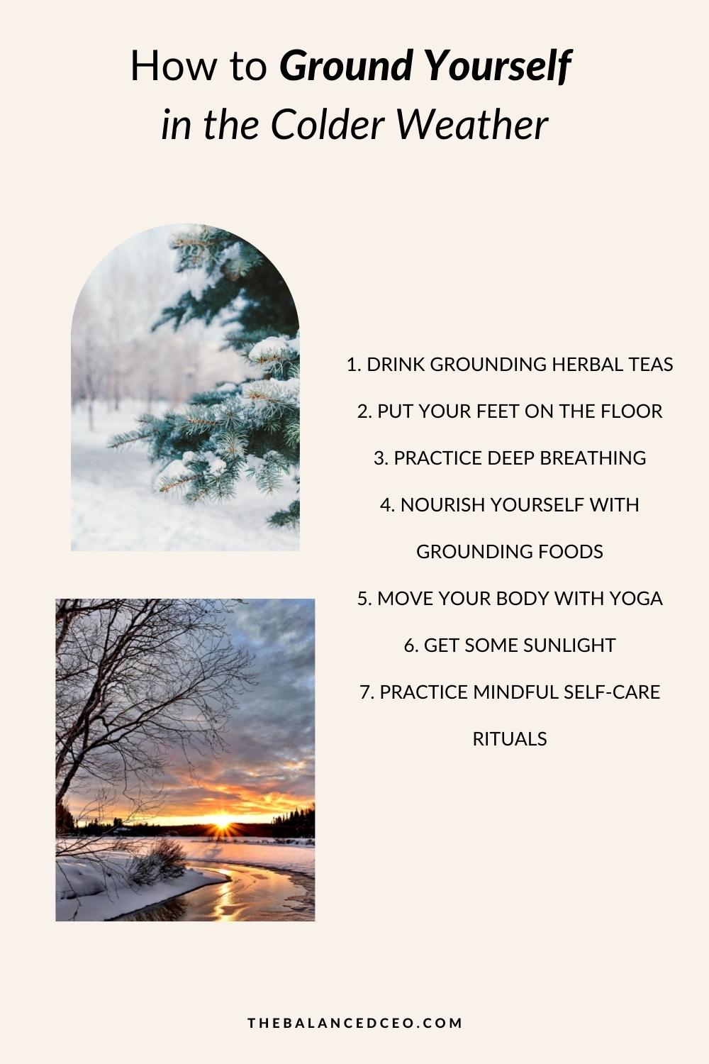 How to Ground Yourself in the Winter - The Balanced CEO