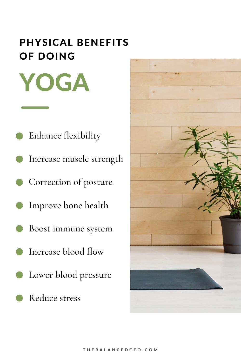 Physical Benefits of Doing Yoga - The Balanced CEO